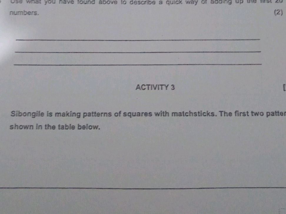 Use what you have found above to describe a | StudyX