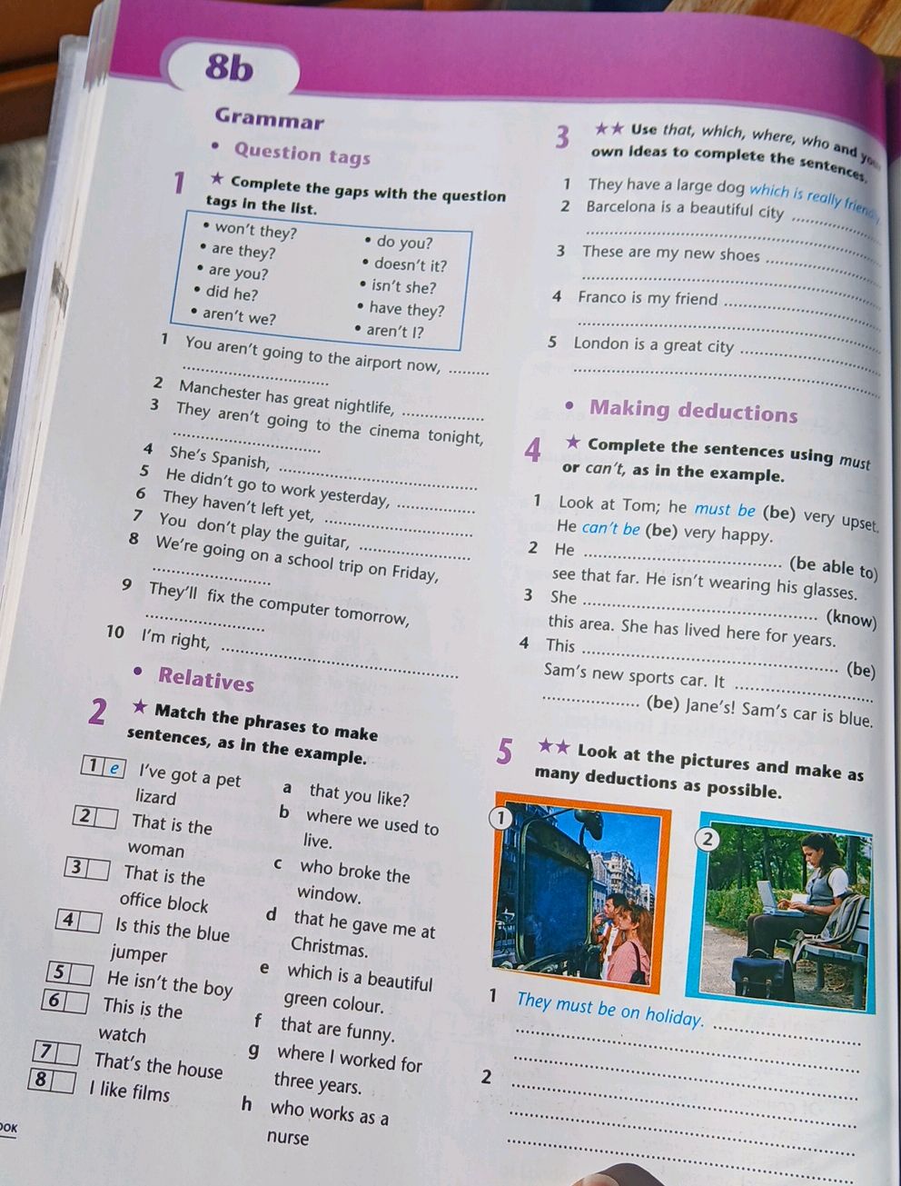 1 Complete the gaps with the question tags | StudyX