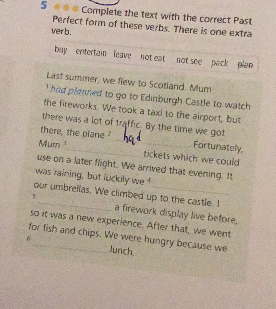 Complete the text with the correct Past | StudyX