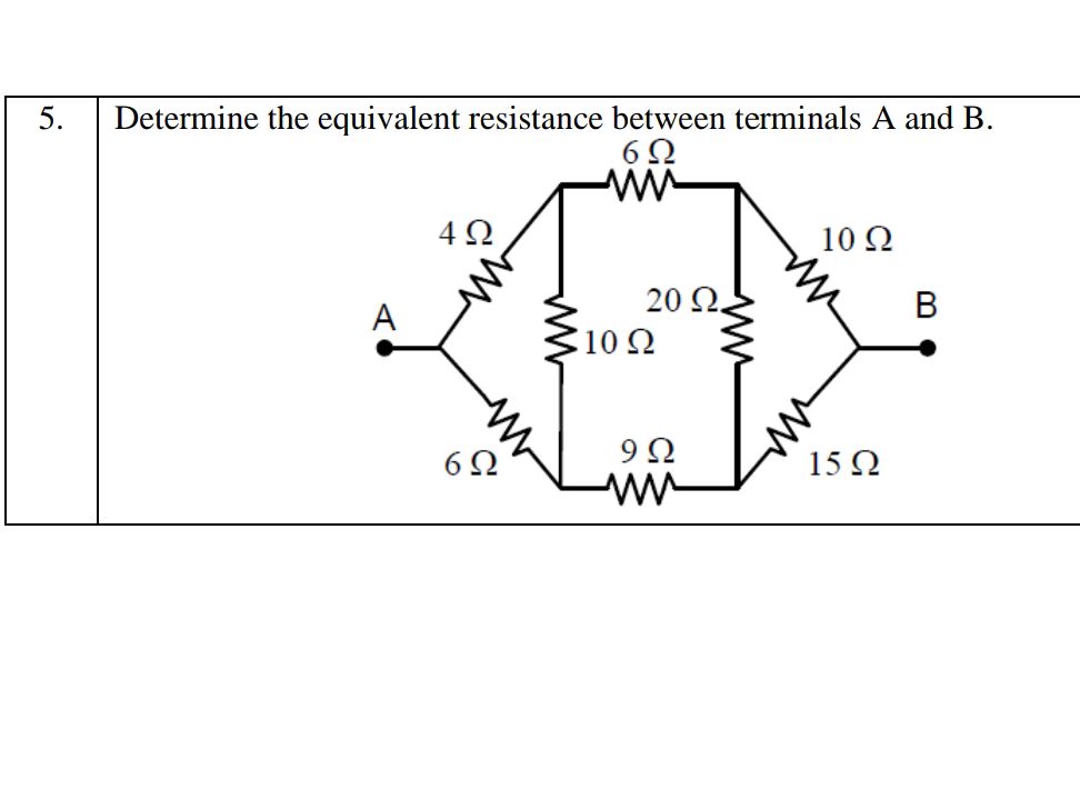 Determine the equivalent resistance between | StudyX
