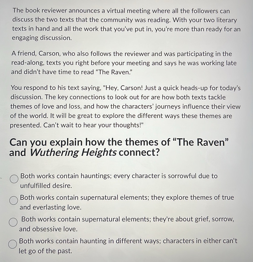 Can you explain how the themes of "The | StudyX