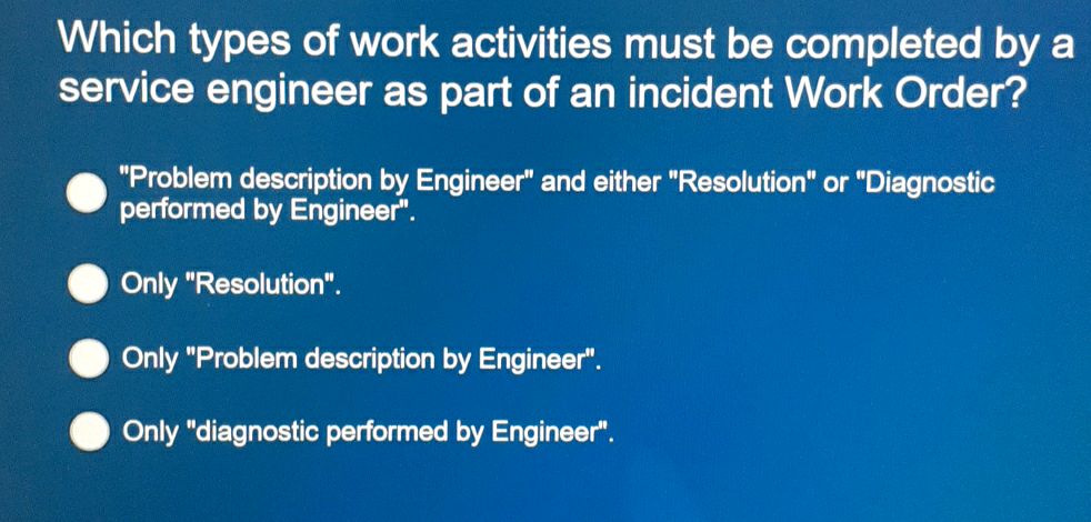 Which types of work activities must be | StudyX