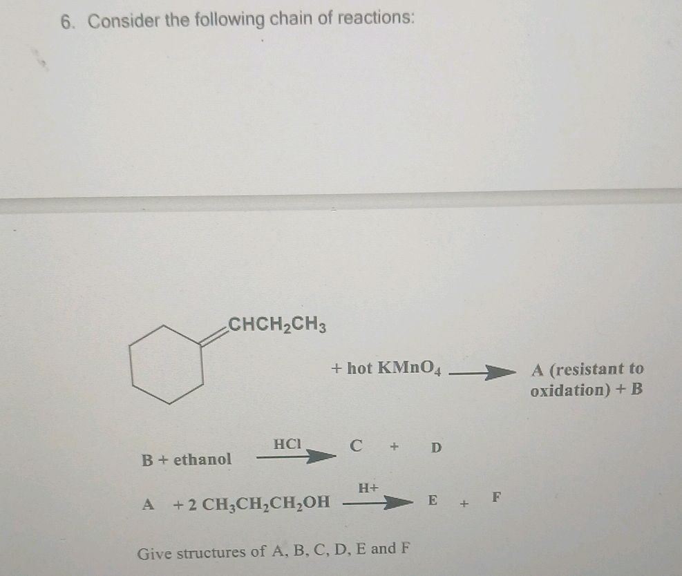 6. Consider the following chain of | StudyX
