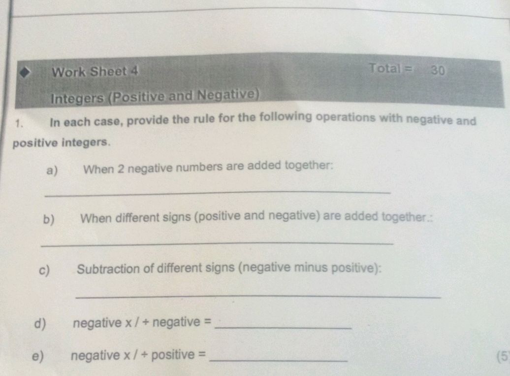 1. In each case, provide the rule for the | StudyX