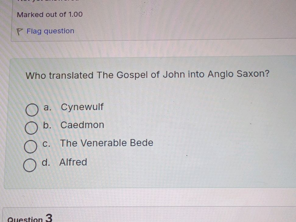 Who translated The Gospel of John into Anglo | StudyX