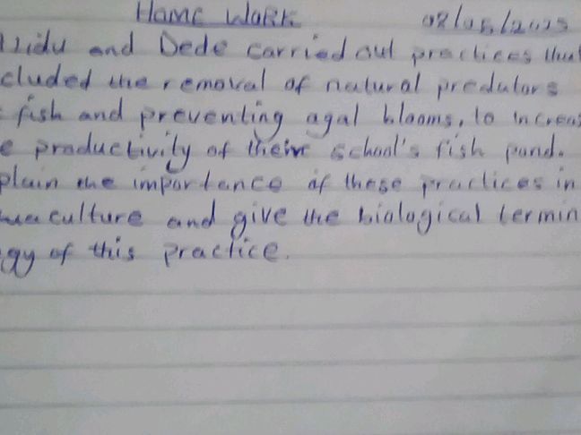 Alidu and Dede carried out practices that | StudyX