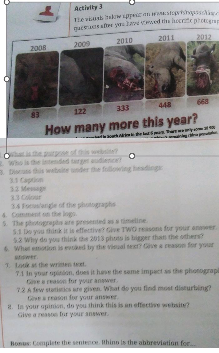 Activity 3 The visuals below appear on | StudyX