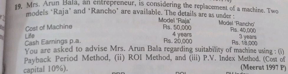 19. Mrs. Arun Bala, an entrepreneur, is | StudyX