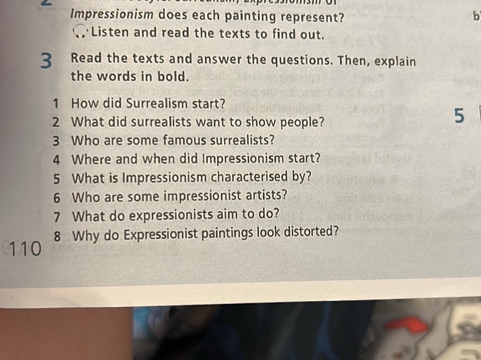 Read the texts and answer the questions. | StudyX