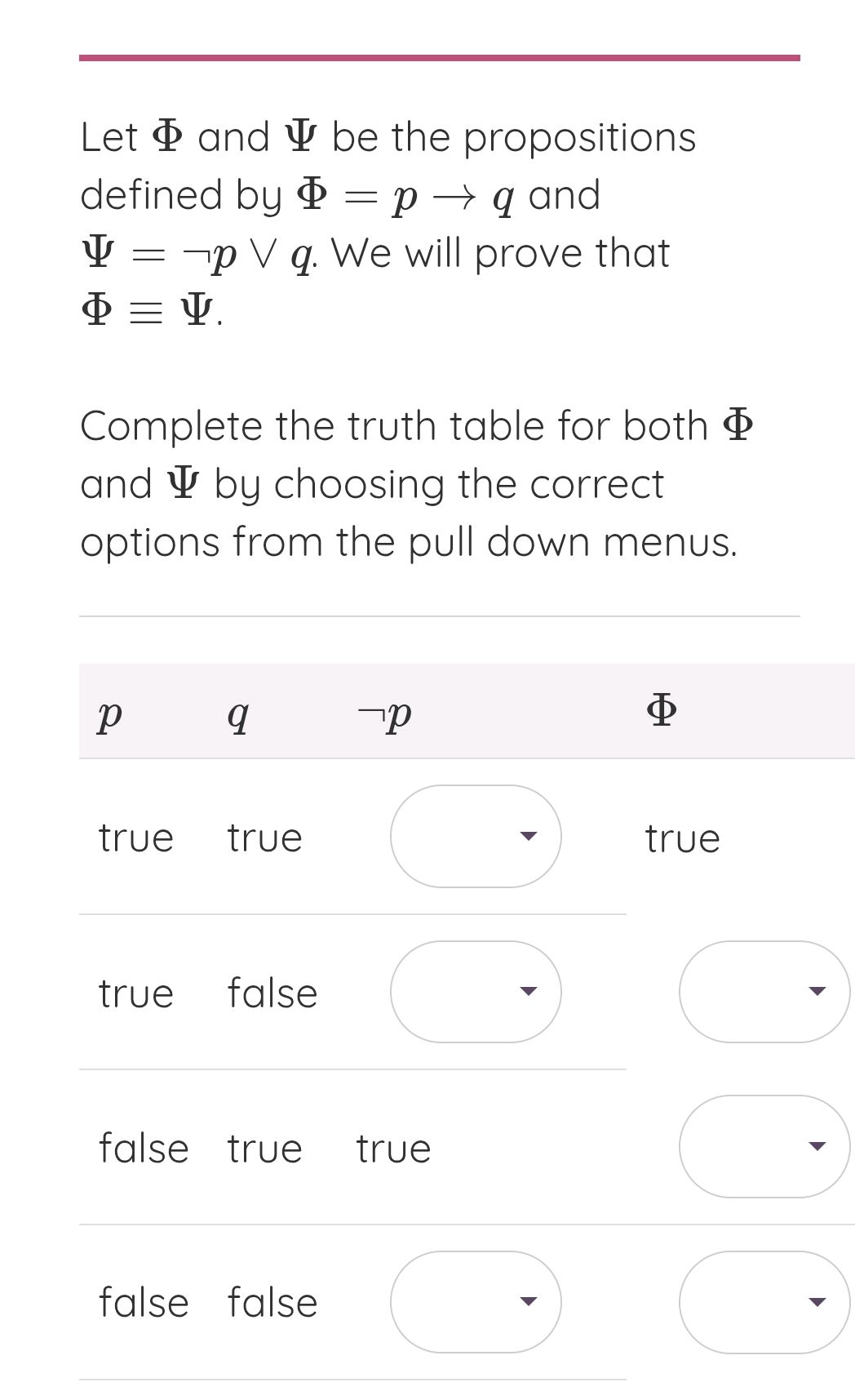 Let $ $ and $ $ be the propositions defined | StudyX