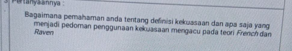Bagaimana pemahaman anda tentang definisi | StudyX