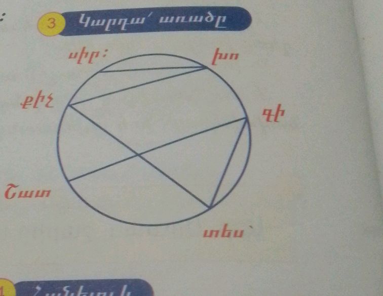 The image contains a circle with several | StudyX