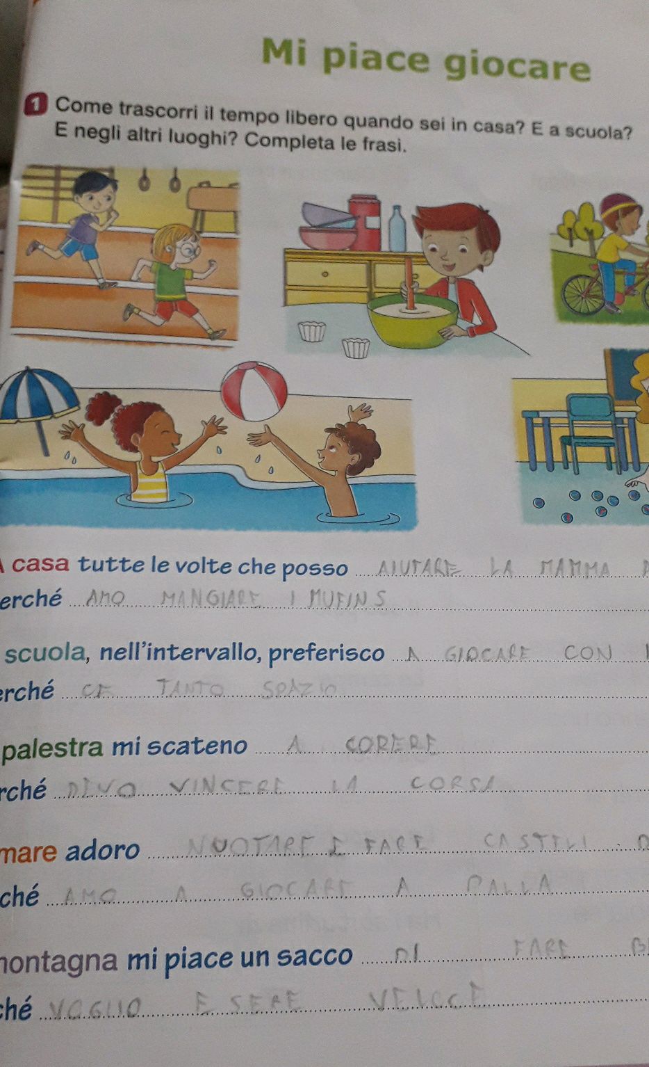 1 Come trascorri il tempo libero quando sei | StudyX