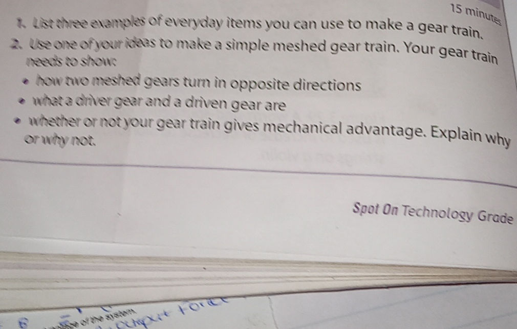 1. List three examples of everyday items you | StudyX