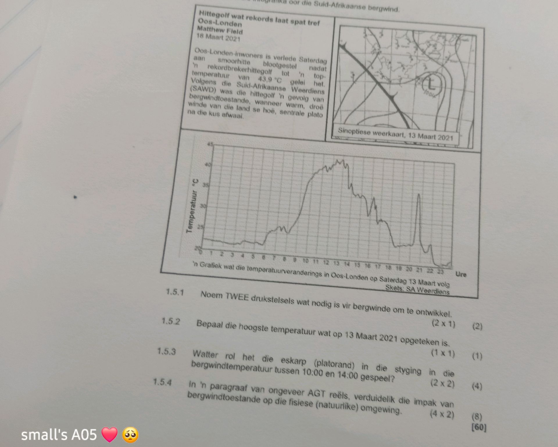 1.5.1 Noem TWEE drukstelsels wat nodig is | StudyX