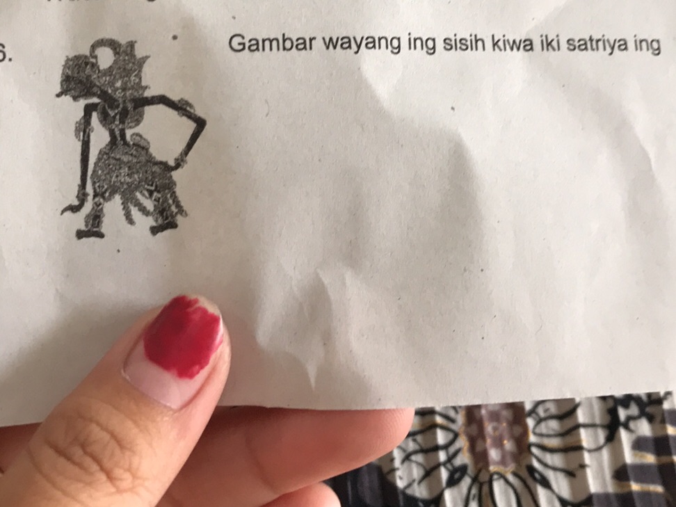 Gambar wayang ing sisih kiwa iki satriya ing | StudyX