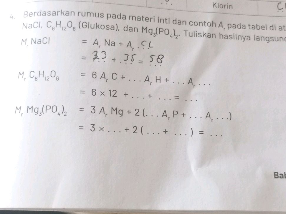 Berdasarkan rumus pada materi inti dan | StudyX