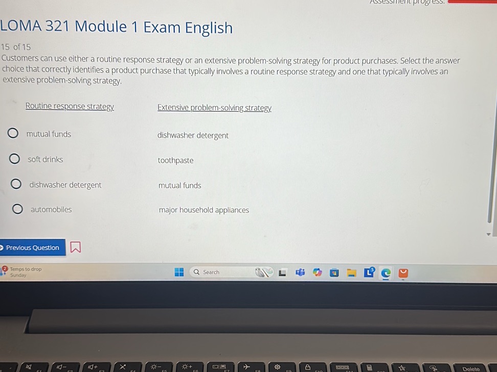 Customers can use either a routine response | StudyX
