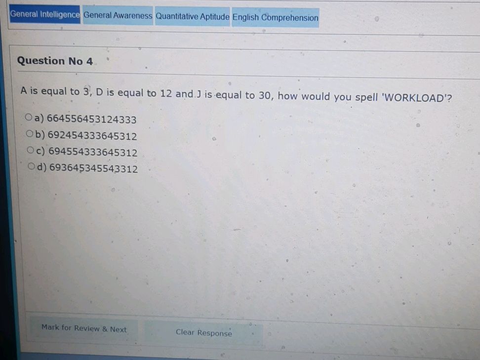 A is equal to 3, D is equal to 12 and J is | StudyX