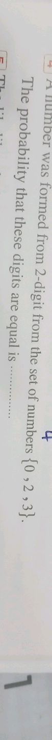 A number was formed from 2-digit from the | StudyX