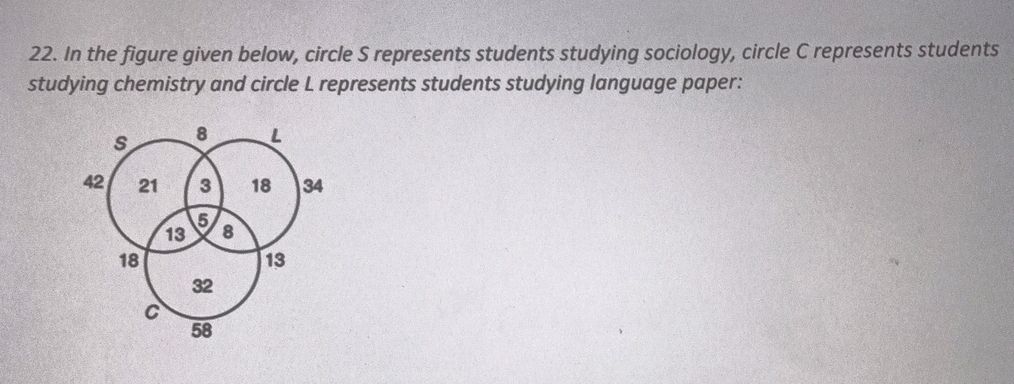 22. In the figure given below, circle S | StudyX