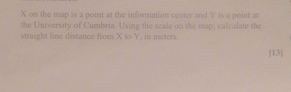 X on the map is a point at the information | StudyX
