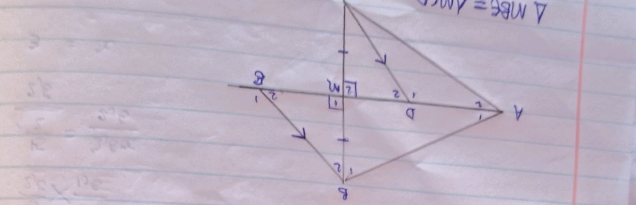 The image contains a geometric diagram with | StudyX