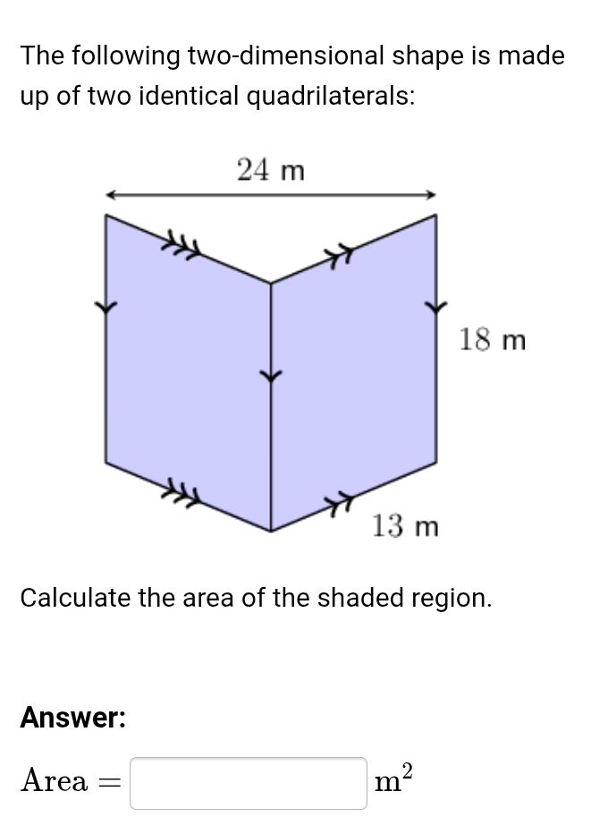 The following two-dimensional shape is made | StudyX