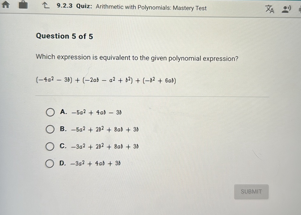 Which expression is equivalent to the given | StudyX