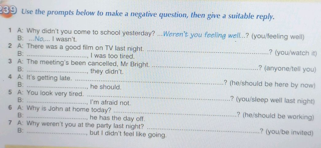 Use the prompts below to make a negative | StudyX