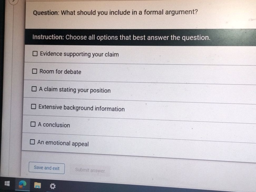 Question: What should you include in a | StudyX