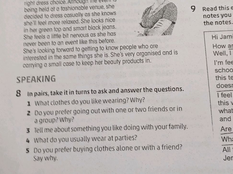 8 In pairs, take it in turns to ask and | StudyX