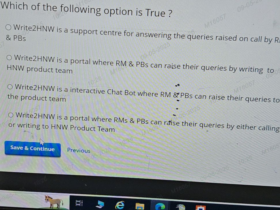 Which of the following option is True ? O | StudyX