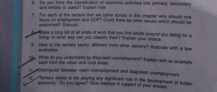 6. Do you think the classification of | StudyX