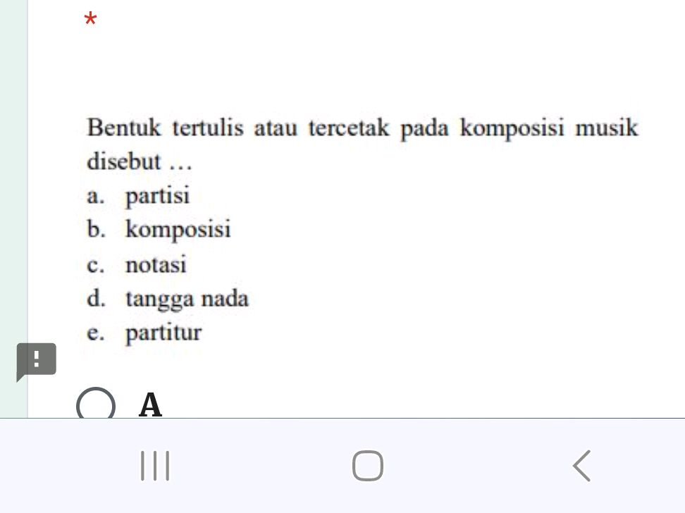 Bentuk tertulis atau tercetak pada komposisi | StudyX