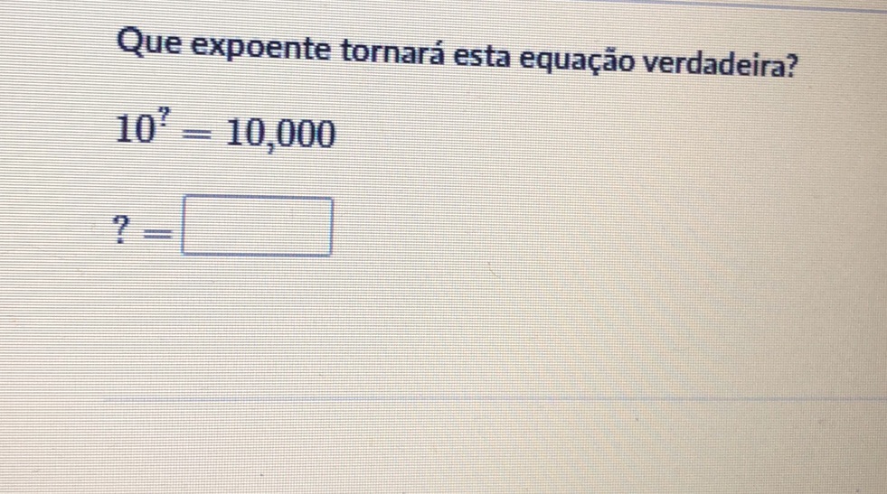Que expoente tornará esta equação | StudyX