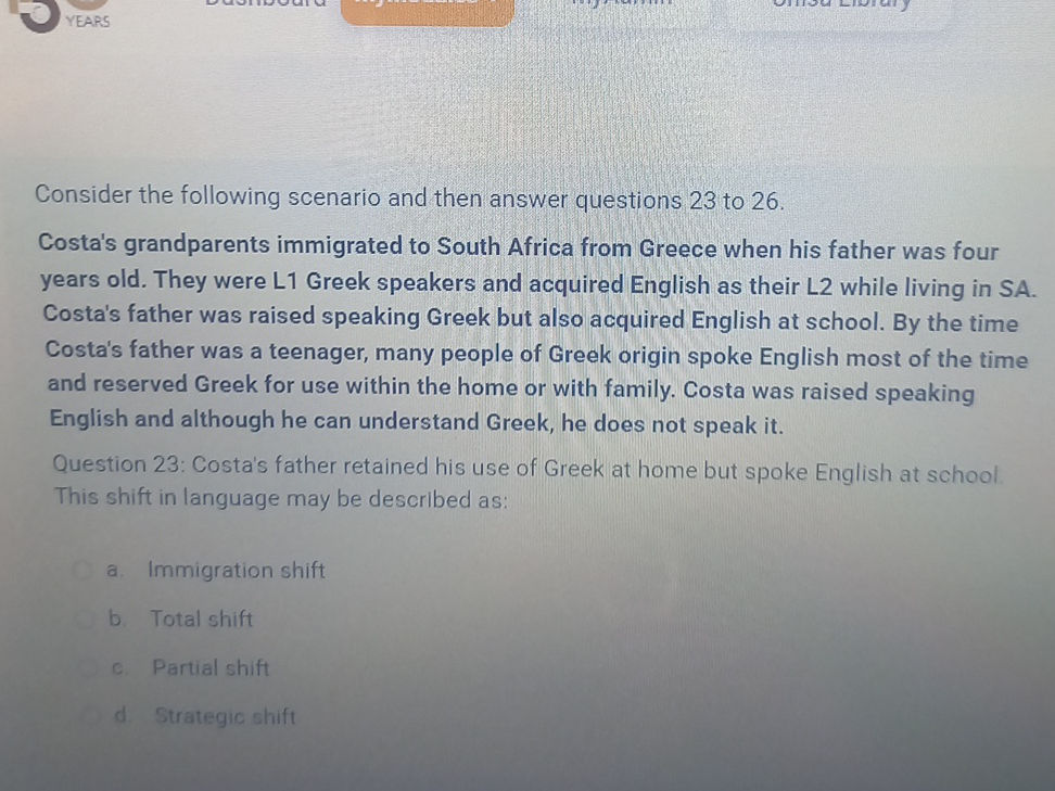 Consider the following scenario and then | StudyX