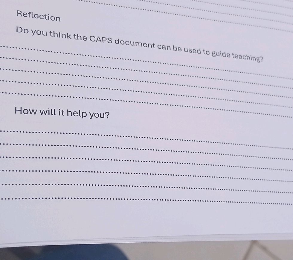 Do you think the CAPS document can be used | StudyX