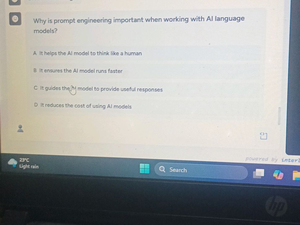 Why is prompt engineering important when | StudyX