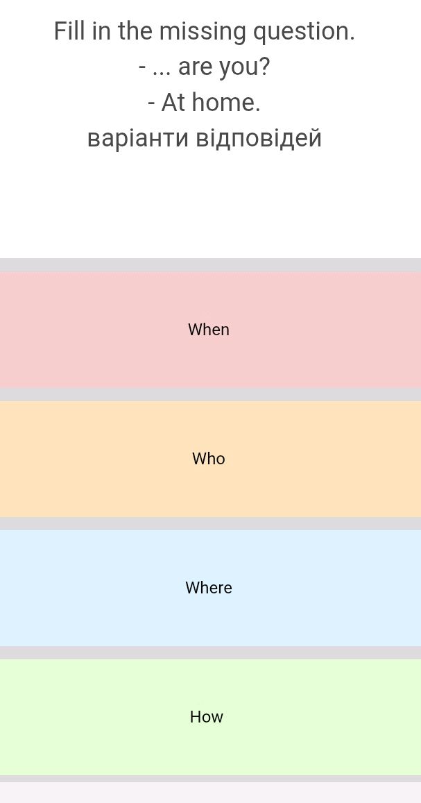 Fill in the missing question. - ... are you? | StudyX