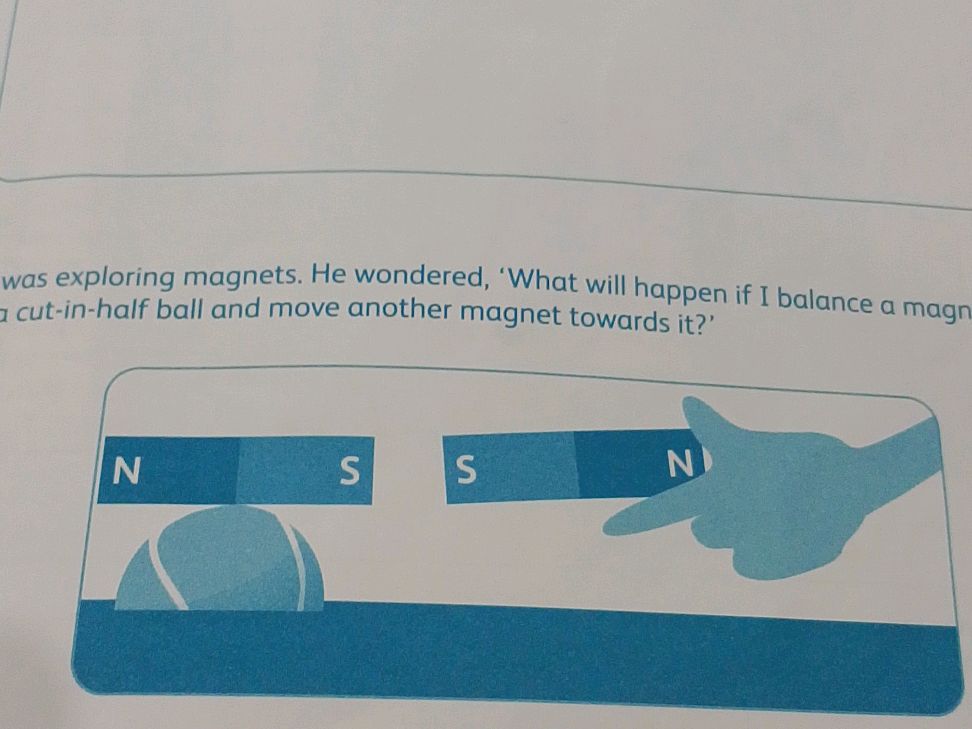 was exploring magnets. He wondered, 'What | StudyX