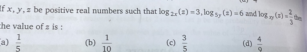If x, y, z be positive real numbers such | StudyX