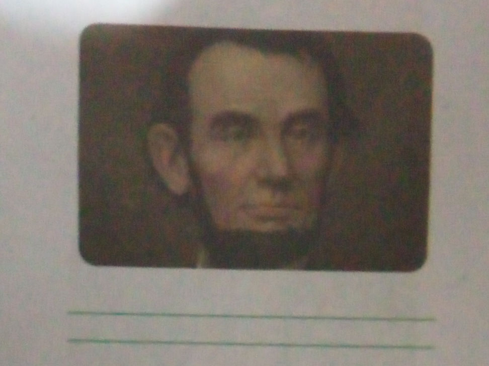The image contains a portrait of Abraham | StudyX