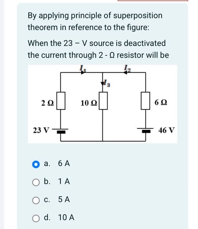 By applying principle of superposition | StudyX