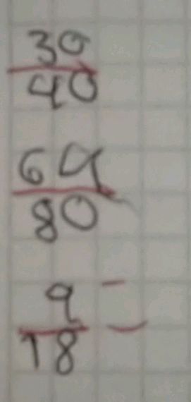 Simplifying Fractions: 30/40, 64/80, and 9/18 | StudyX