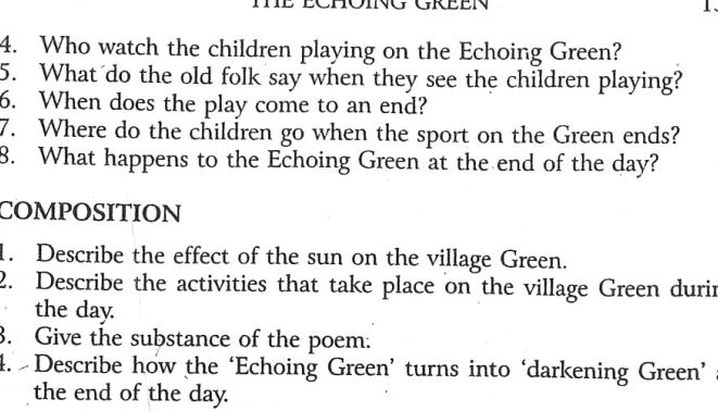 4. Who watch the children playing on the | StudyX