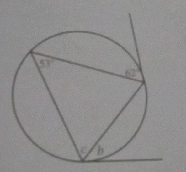 The image shows a circle with a triangle | StudyX