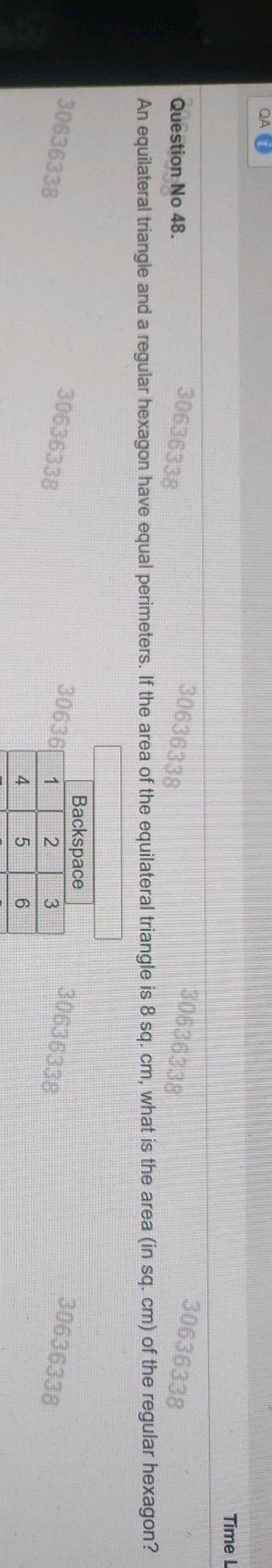 An equilateral triangle and a regular | StudyX