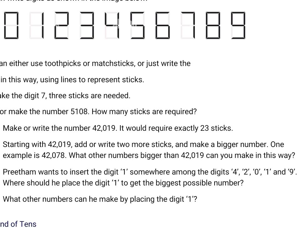 In the image, the digits are represented | StudyX
