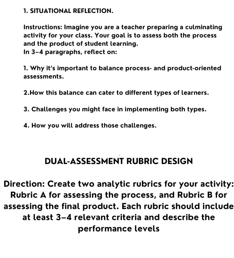 1. SITUATIONAL REFLECTION. Instructions: | StudyX